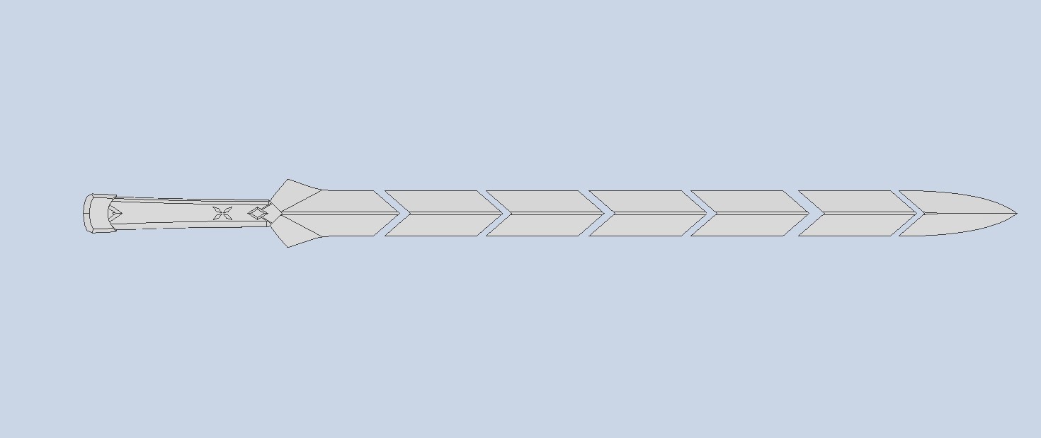 🗡️ Genshin Impact - Kuki Shinobu Whip Sword・ STL File for ・Cults