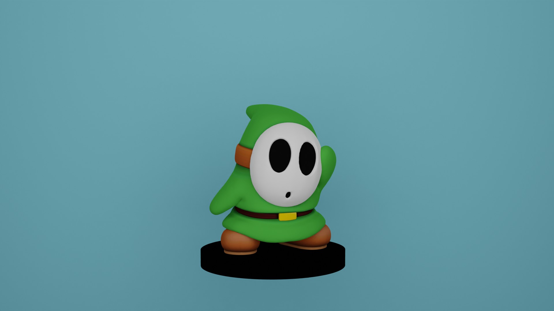 Archivo STL SHY GUY GREEN 👽・Plan imprimible en 3D para descargar・Cults