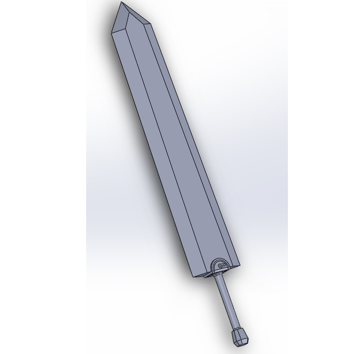 🐉 Dragon Slayer (Berserk Sword)・ STL File for ・Cults