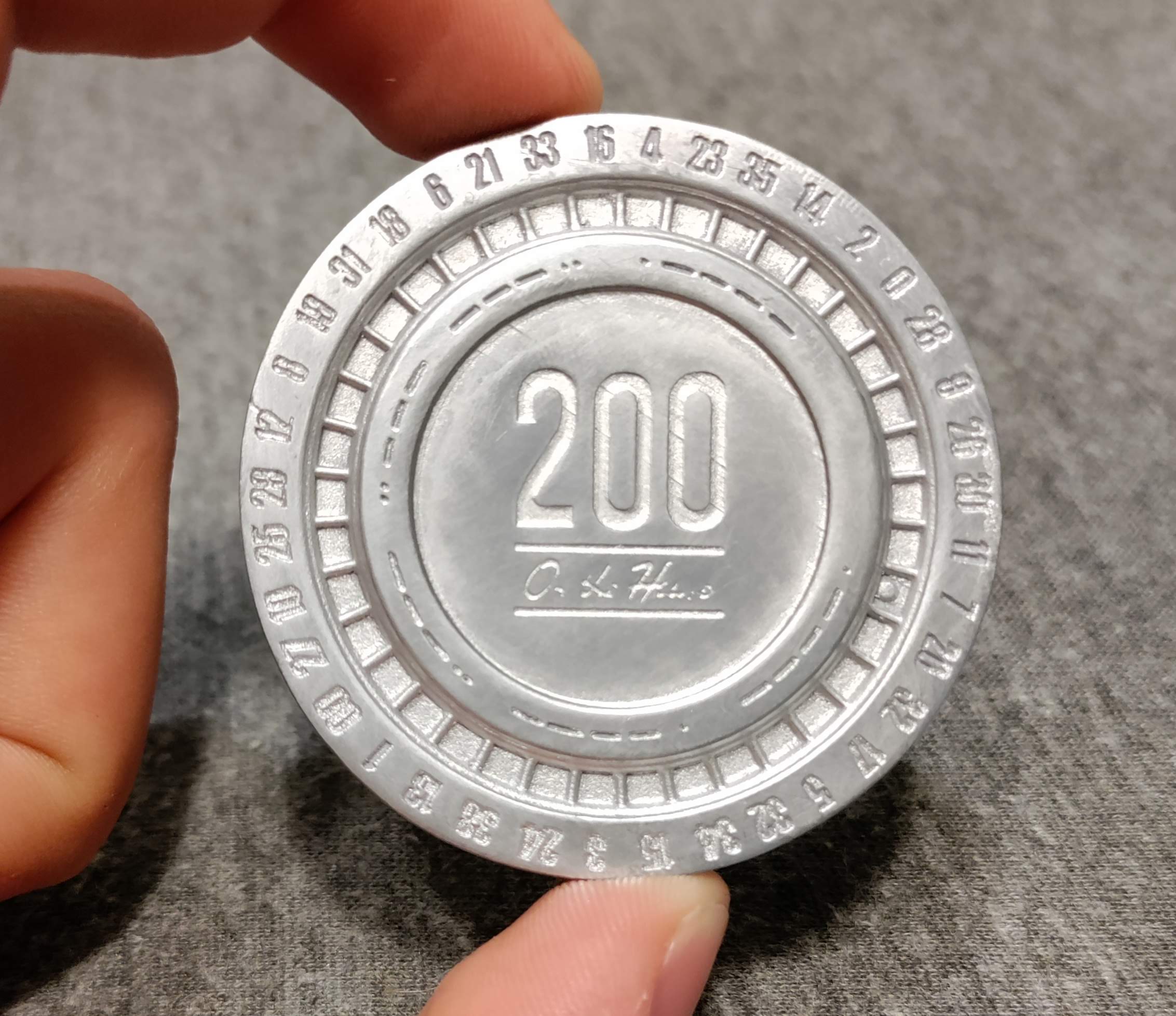 🆕 the Platinum Chip from fallout New Vegas・ STL File for ・Cults