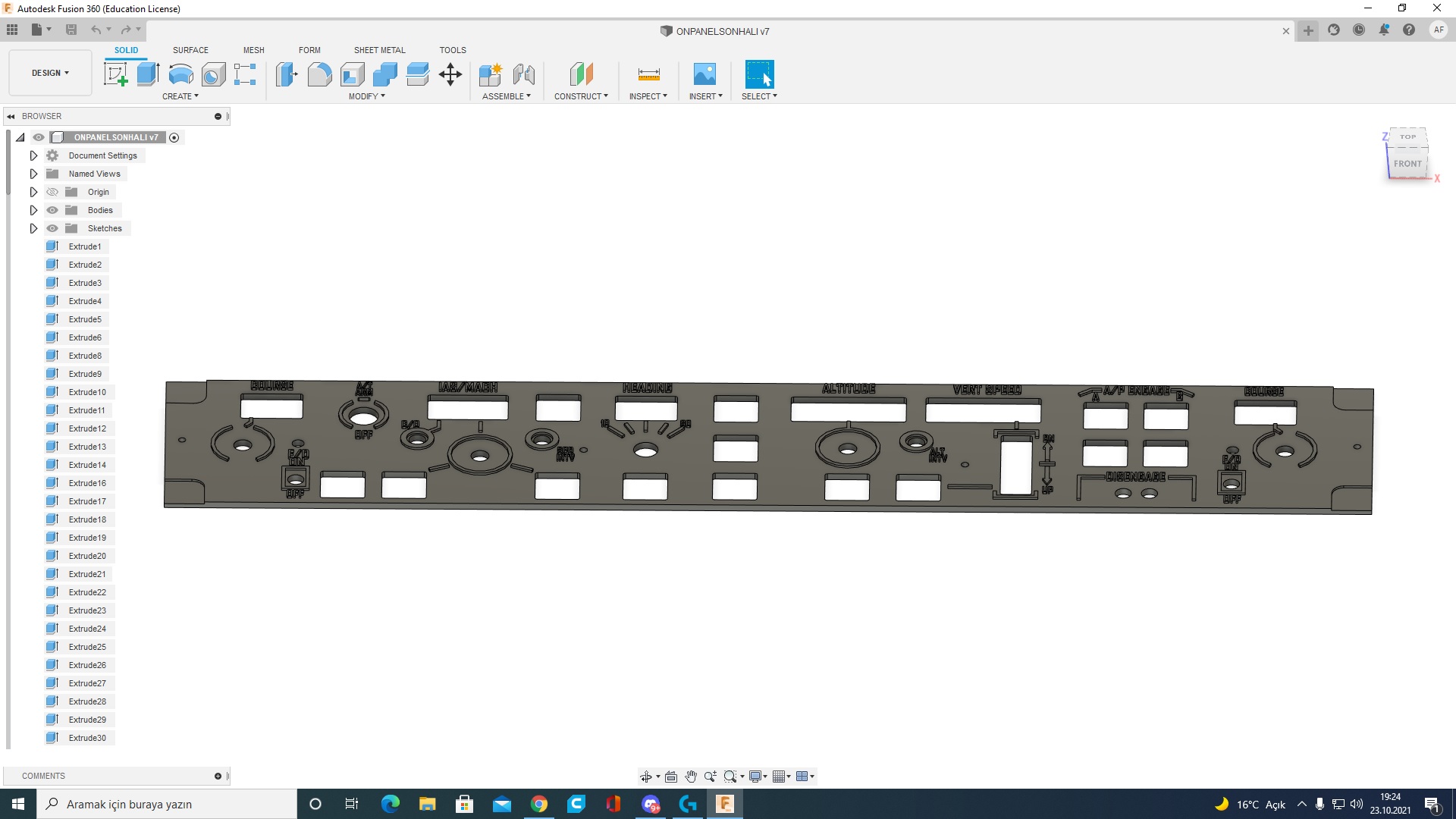 STL file 737-800 MCP Panel 🎲 (OBJ)・3D print design to download・Cults