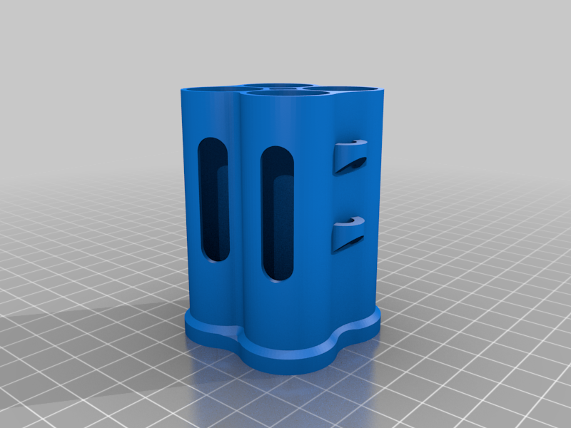 🔋 Battery case for 18650 and 18500 cells・Free 3D File for ・Cults