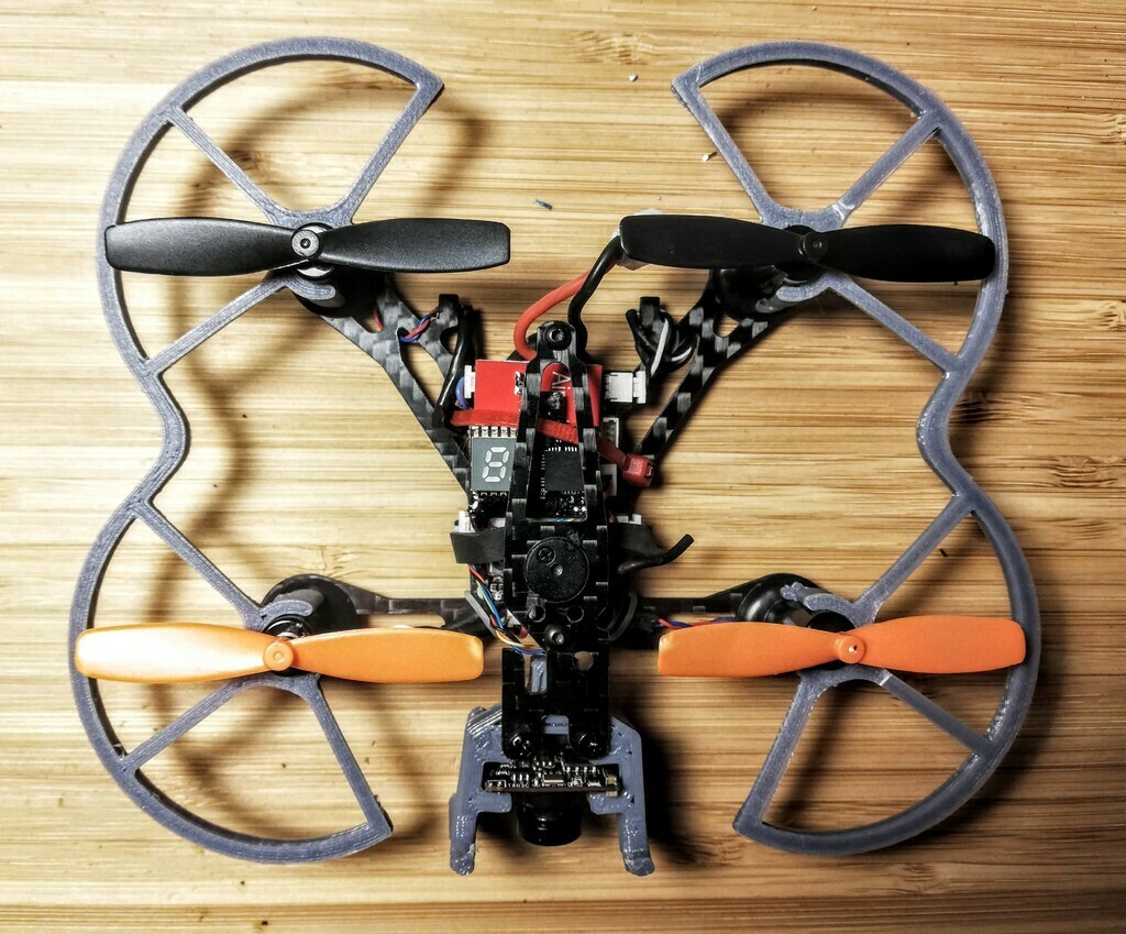 Free 3D file Snap-in propeller guards for Eachine QX95 🚁・3D print model ...