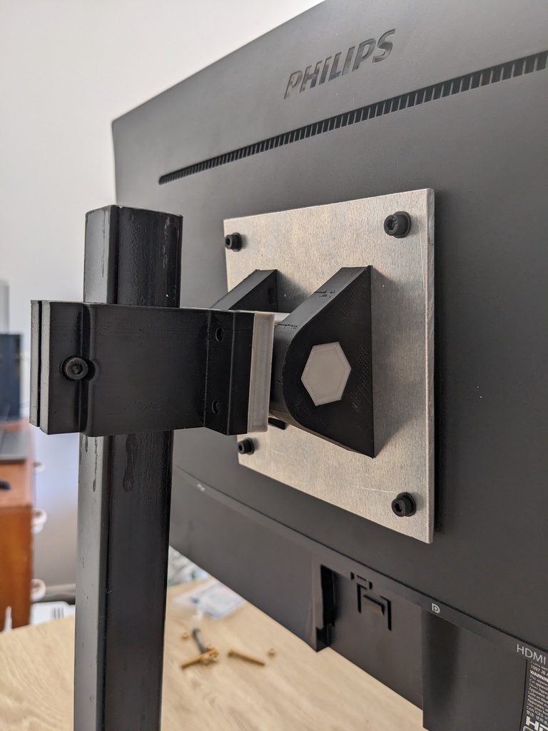 Free 3D file Adjustable Monitor stand to suit 25x25mm SHS 🧑‍🔧 ・3D ...