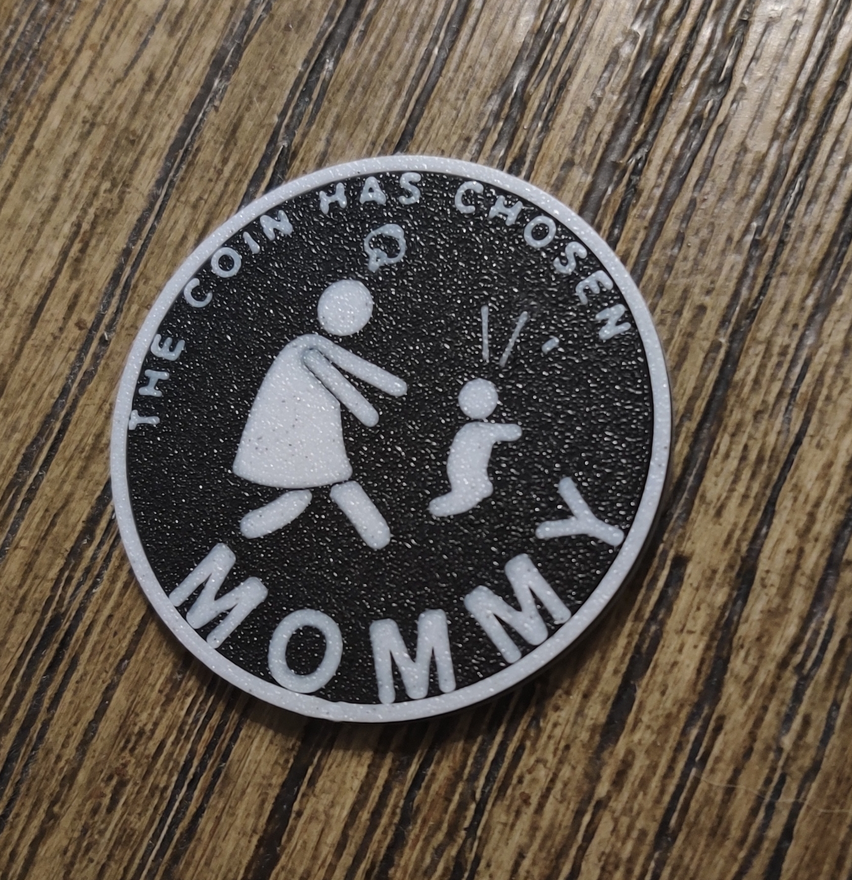 3D printing Diaper Duty Decider Coin・Cults