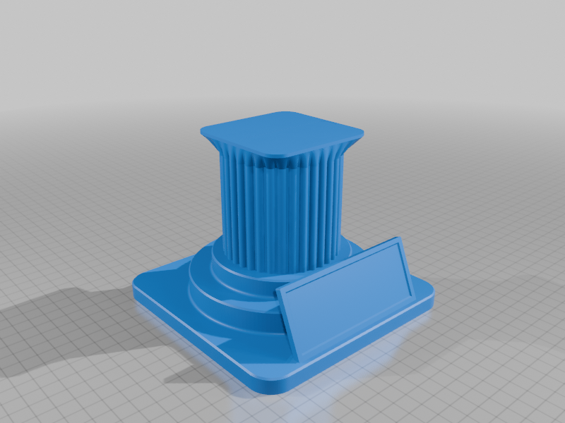 🏆 Padel Trophy with blank nameplate・Free 3D File for ・Cults