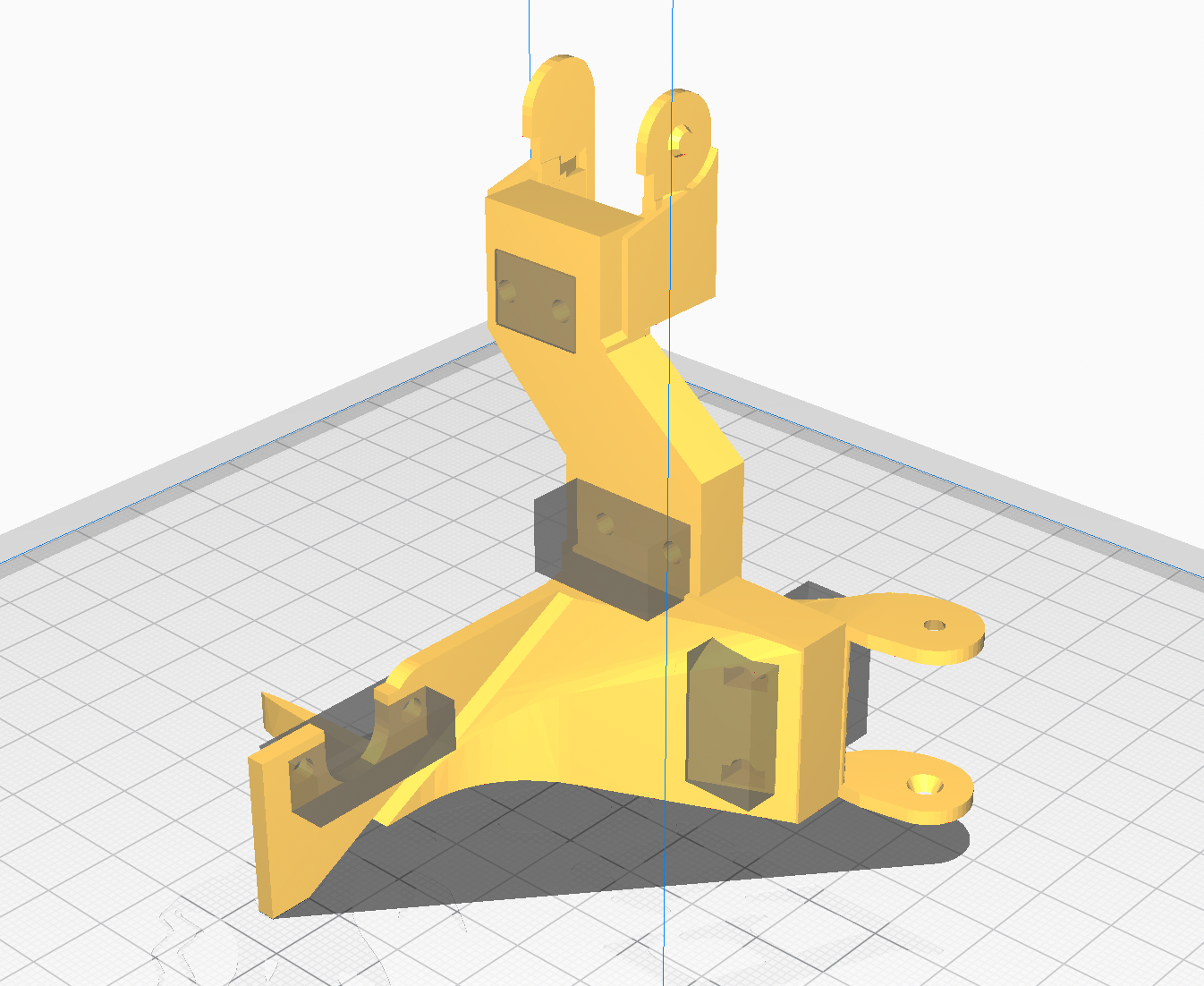 3D print Ender 3 - Cable Chain upgrade bracket mount - Extruder and ...