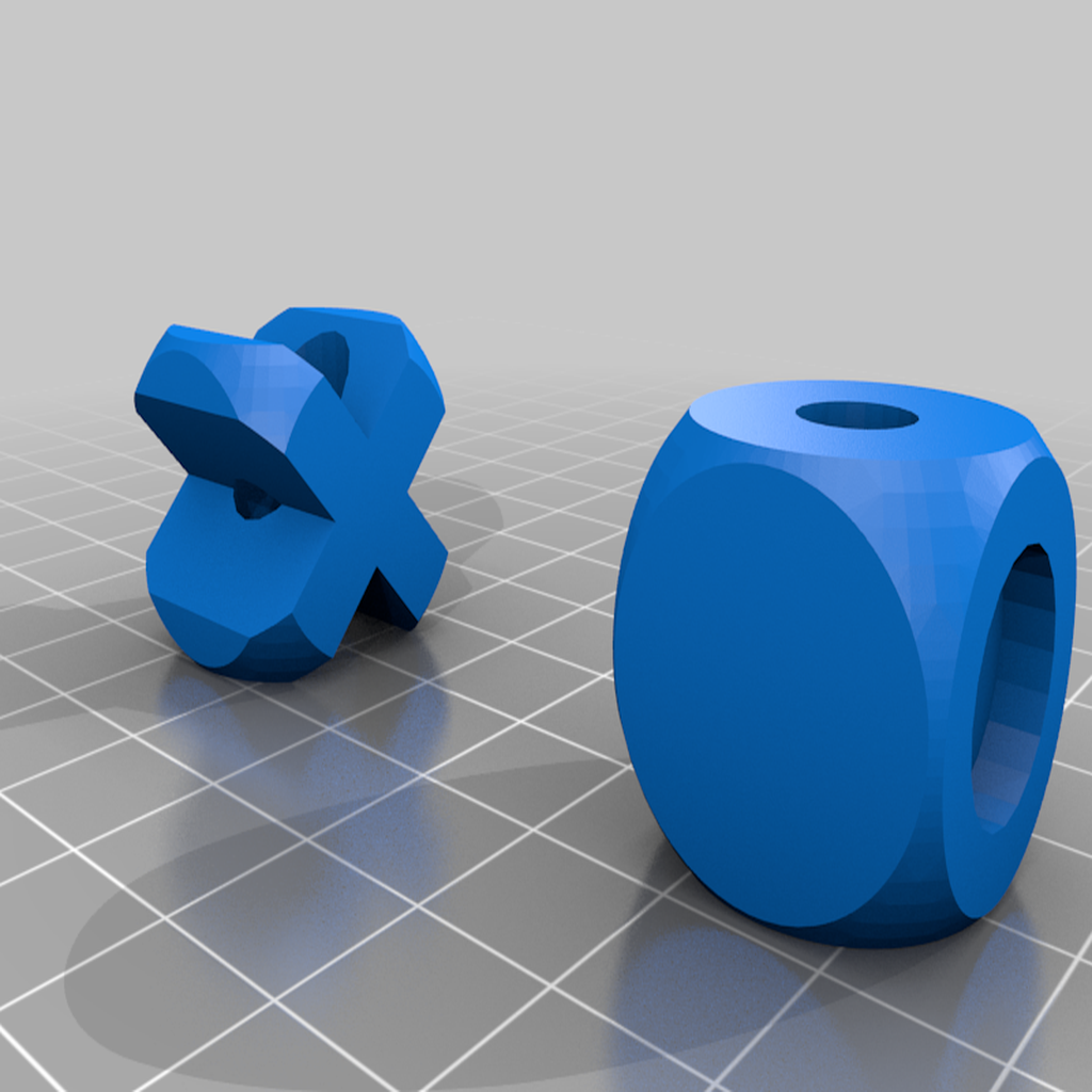 Free 3D file X and O for 3D tic-tac-toe 🧞‍♂️ ・3D printable object to ...