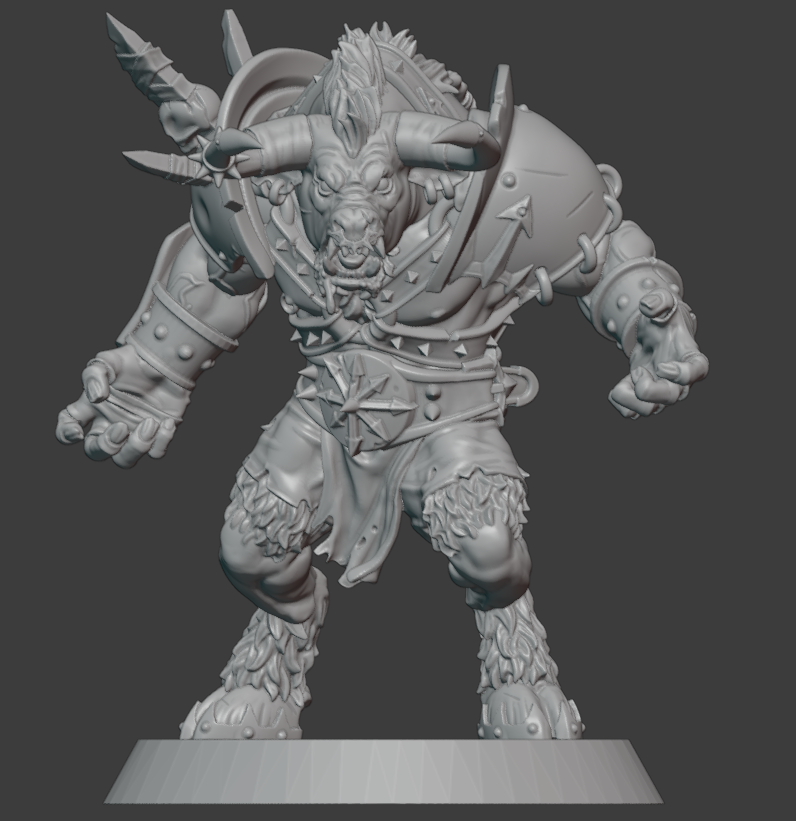 🏈 FANTASY FOOTBALL MINOTAUR STAR PLAYER・ STL File for ・Cults