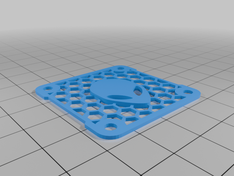 🖥️ Alienware Logo Fan Cover - 120mm・Free 3D File for ・Cults