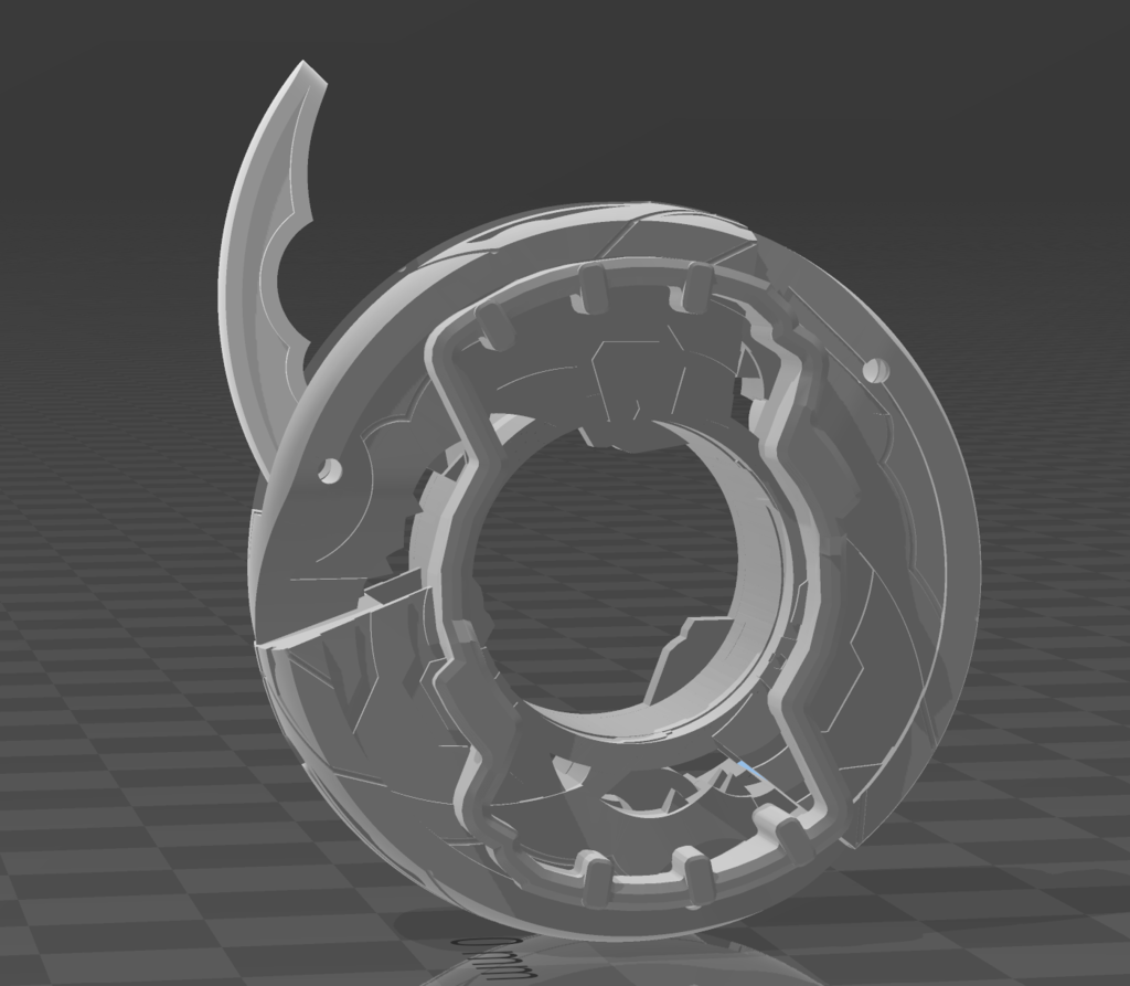 🧸 beyblade X dragonoid assist blade・Free 3D File for ・Cults