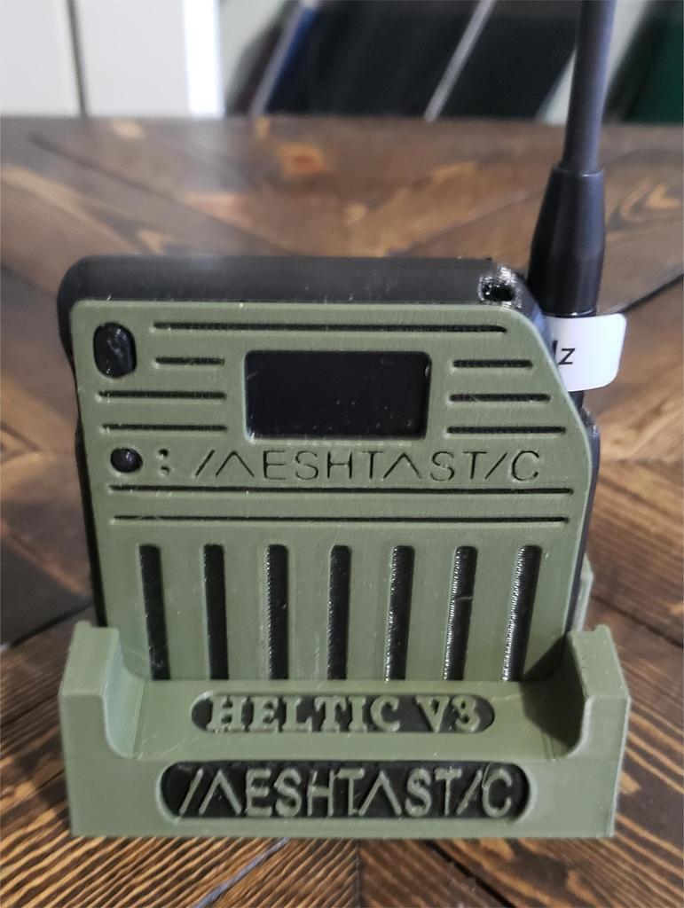 Archivo 3D gratuito Stand for Meshtastic logo case alley-chat-ht-slim ...