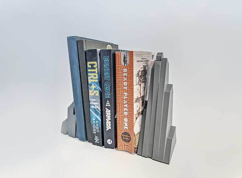 ⛰️ Mountain Bookends - decoration・Free 3D File for ・Cults