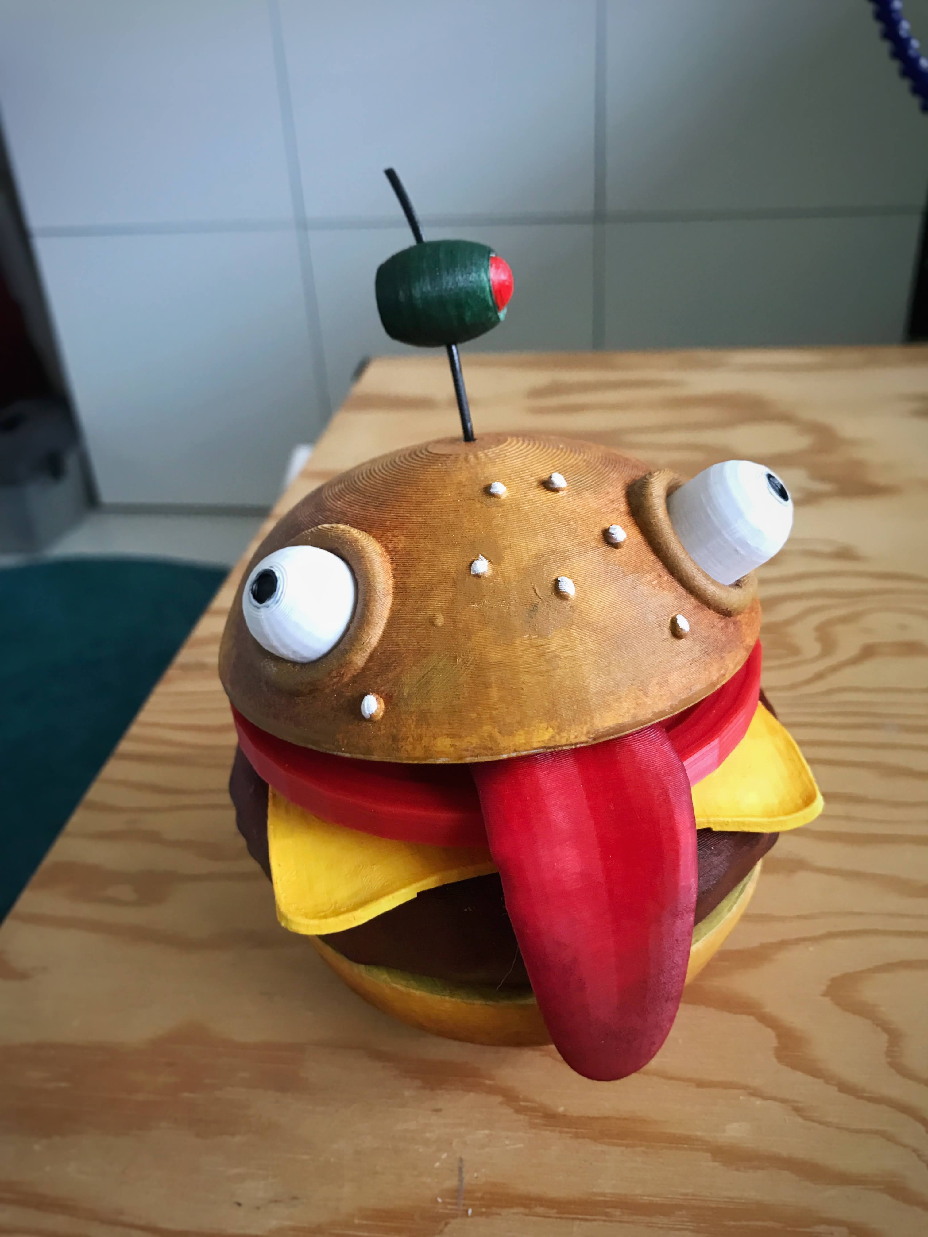 3D printed Durr Burger remix (Separate parts)・Cults