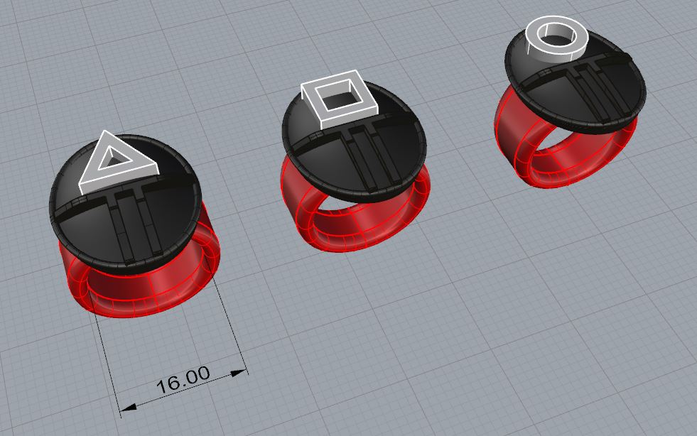 Free STL file Squid Game Ring 🦑・3D print model to download・Cults