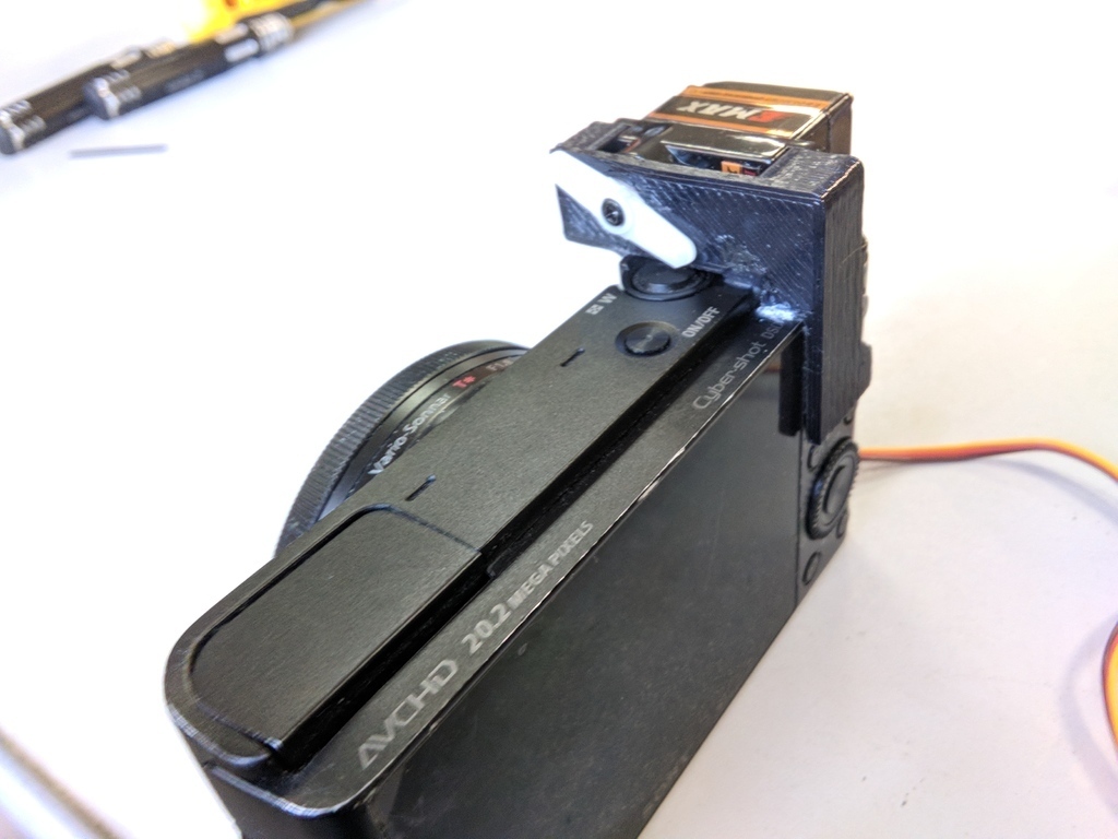 STL file Shuter servo for sony RX100 🚁 ・Design to download and 3D print ...
