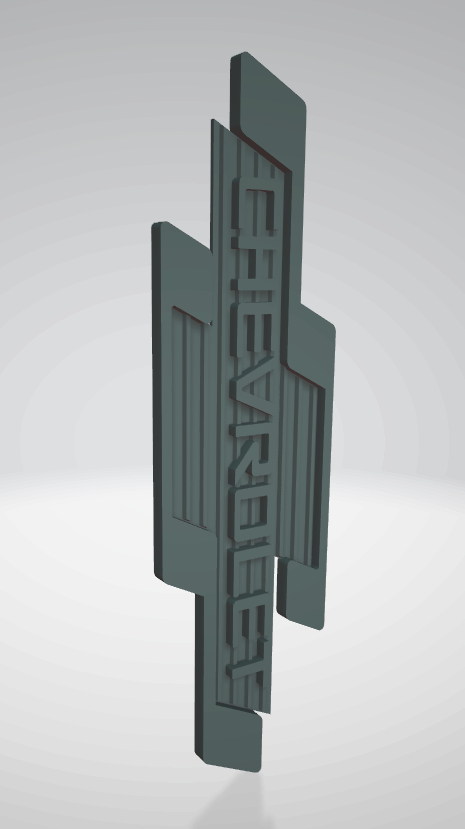 STL file Chevrolet logo 🚙 ・3D printable model to download・Cults