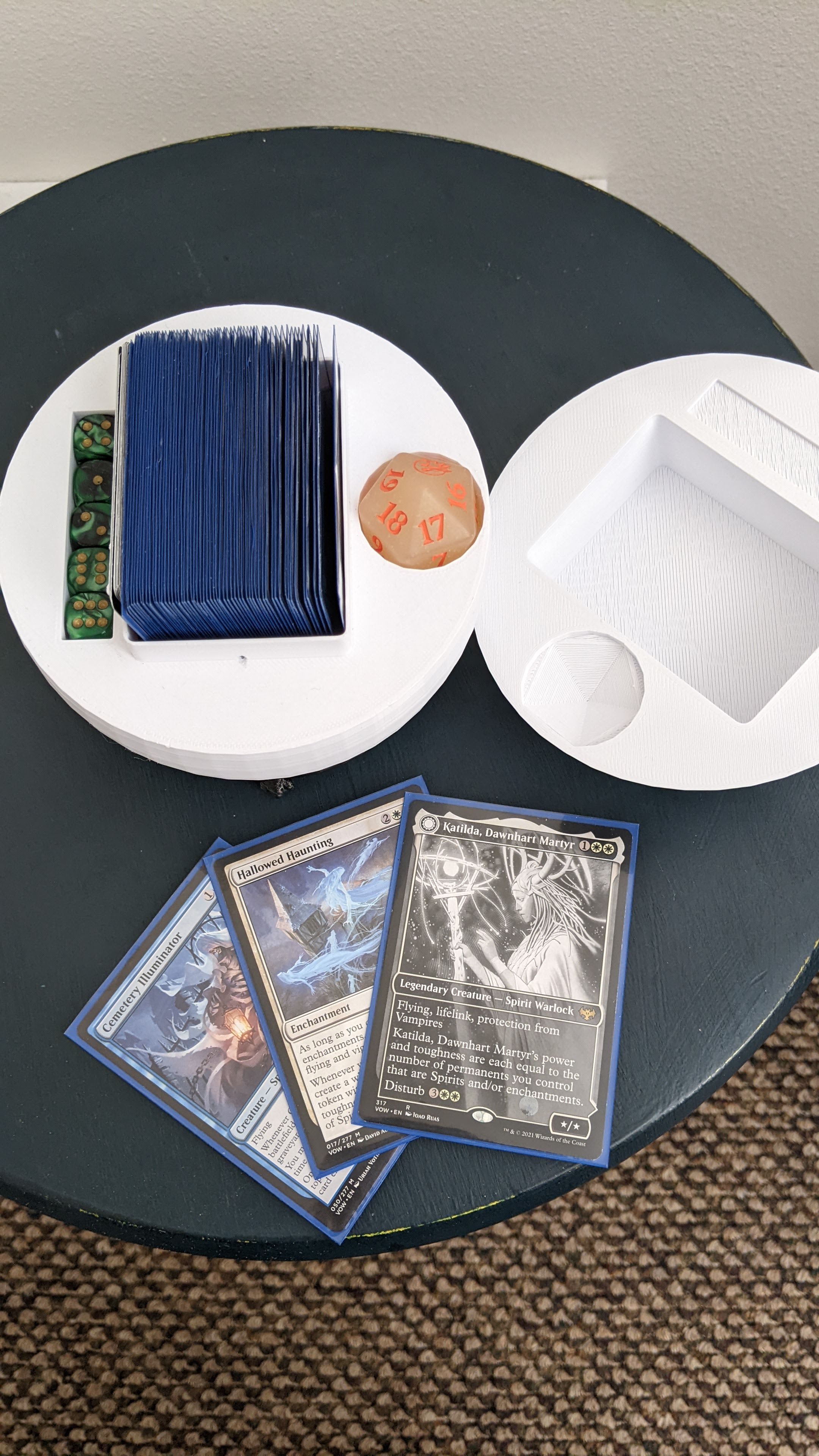 🔮 Crystal Ball Deck Box - MTG・ STL File for ・Cults