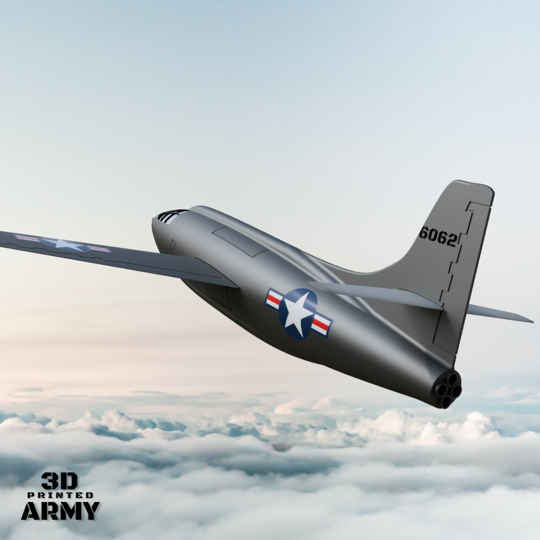 🔔 Bell X-1A・ STL File for ・Cults