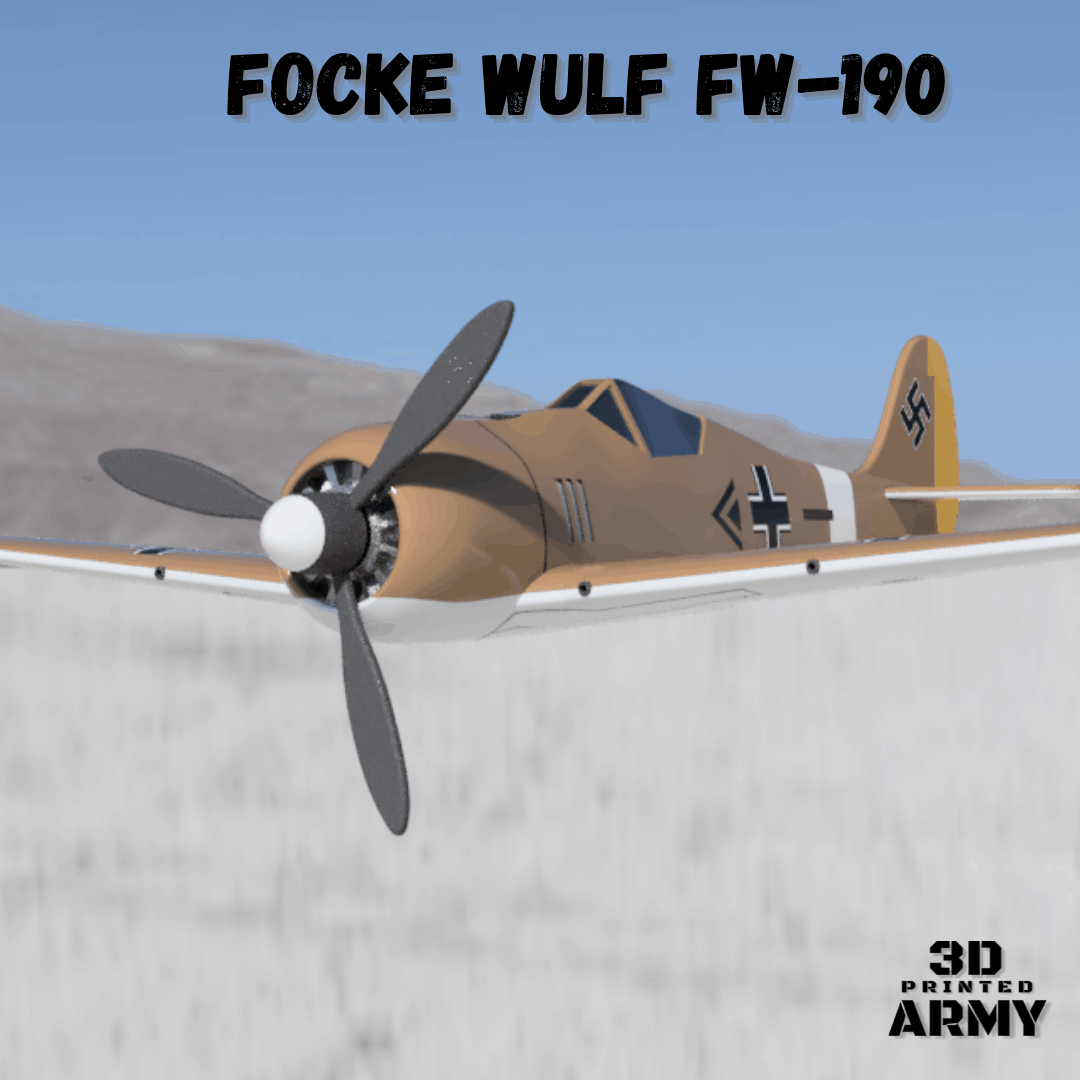 Файл STL Focke Wulf FW-190 A4 ️ ・Модель 3D-принтера для скачивания・Cults