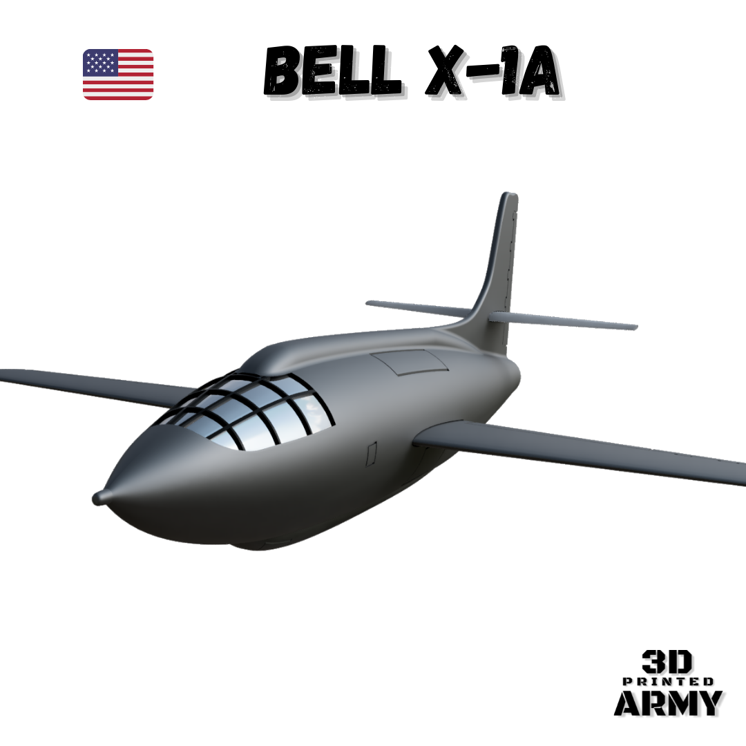 Archivo STL Bell X-1A 🔔 ・Plan imprimible en 3D para descargar・Cults