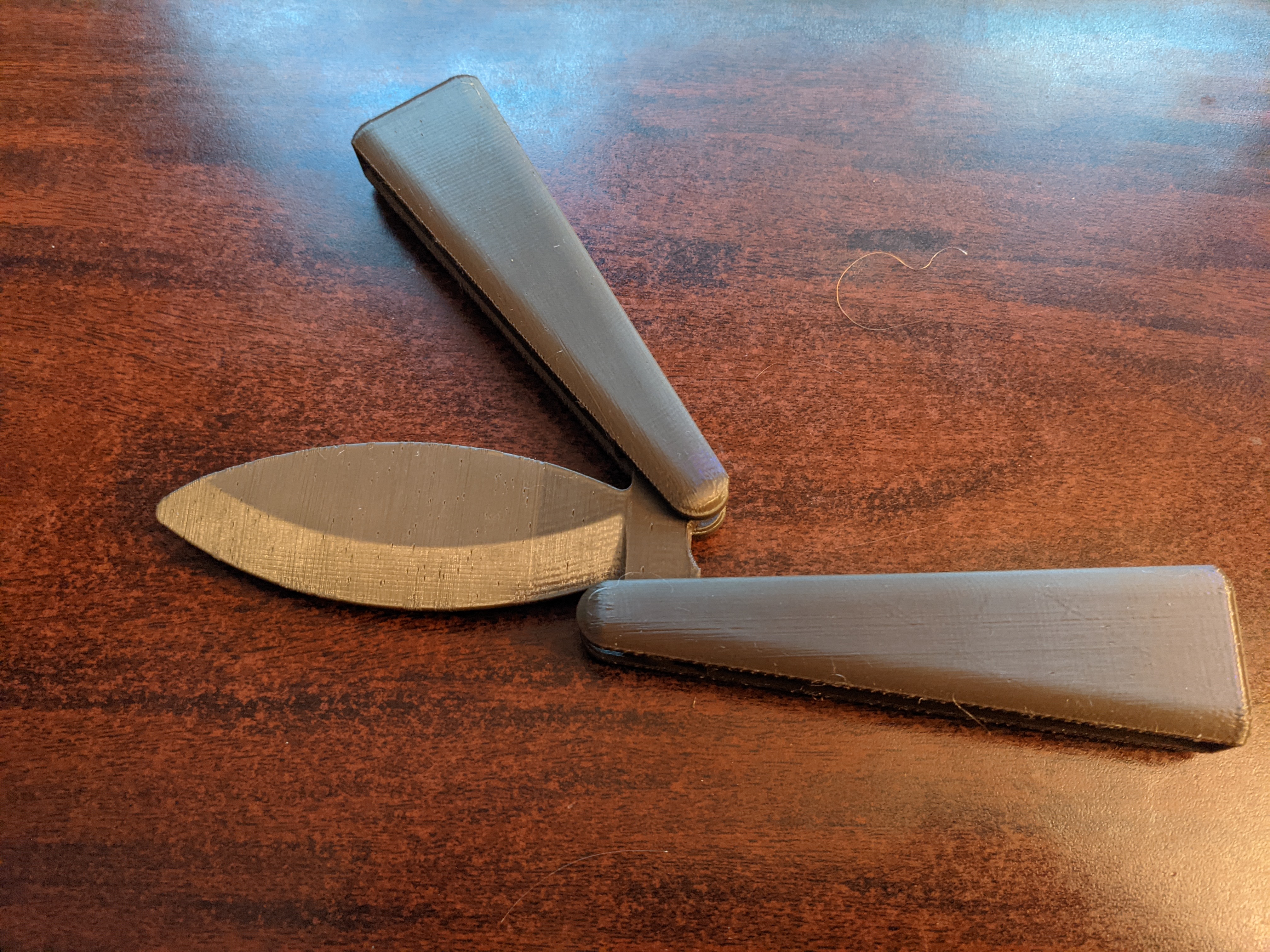 🦋 Butterfly Knife Fidget Toy (Print in place, Fully 3d Printed)・Free ...