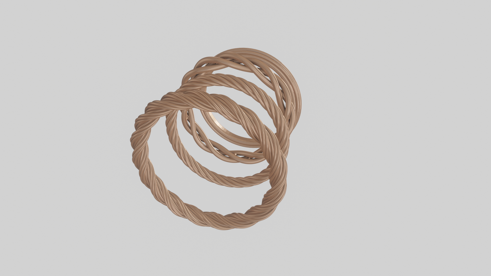 STL file Rope Rings 💒・3D printing model to download・Cults