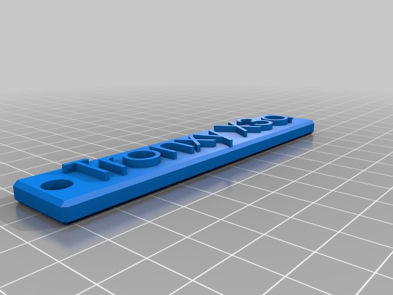 Archivo 3D gratis Placa de identificación Tronxy X3a 🔧 ・Modelo para ...