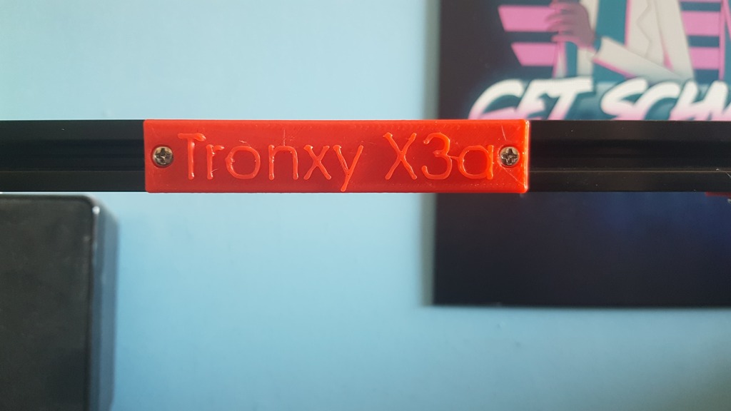 Archivo 3D gratis Placa de identificación Tronxy X3a 🔧 ・Modelo para ...