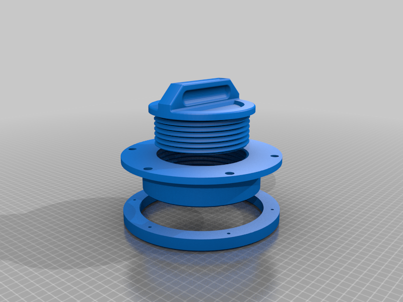 Free 3D file Threaded 6" pass through 🏠・3D printing model to download・Cults