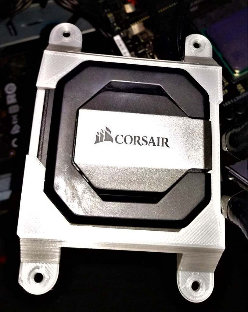 3D print Corsair H100i AMD CPU Adapter AM3/AM4・Cults