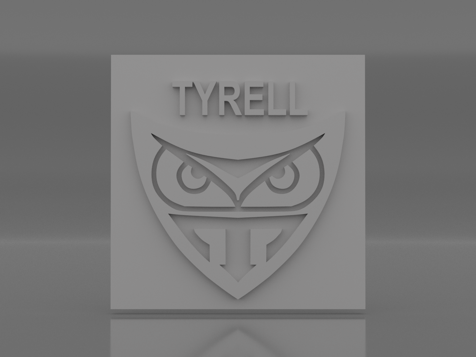 Free STL file tyrell corp logo ⚔ ・Design to download and 3D print・Cults