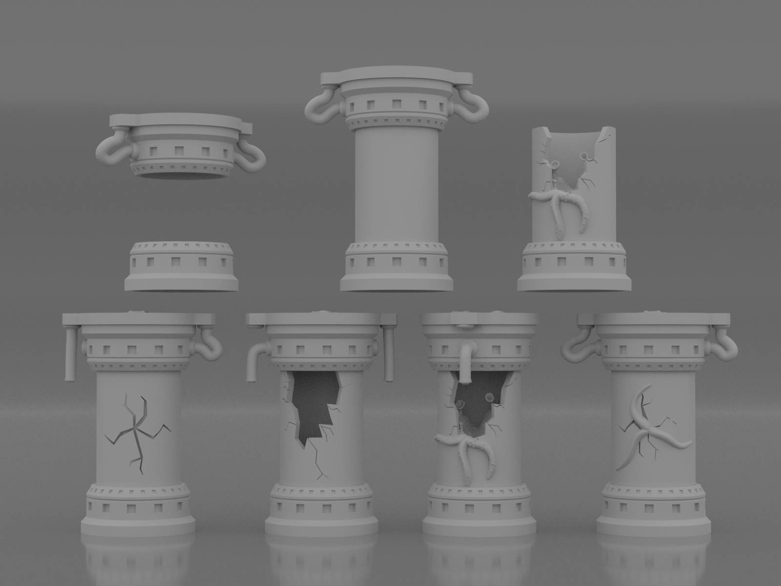 ⚔ bacta tanks・ STL File for ・Cults