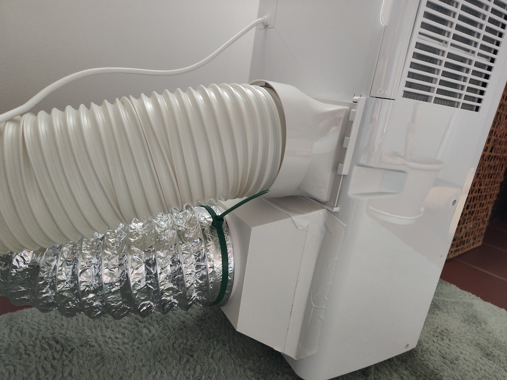 🧑‍🔧 Beko BP209H Portable Air Conditioner Dual Hose Adapter・Free 3D File ...