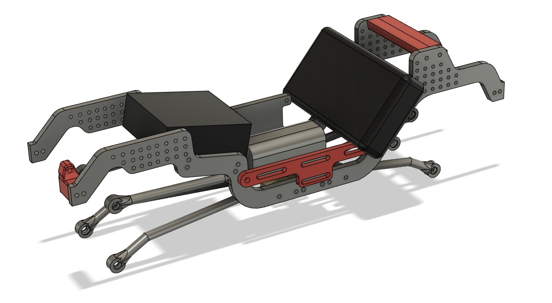 STL file PUMA Chassis - SCX24 LCG Kit 👽 ・3D print model to download・Cults