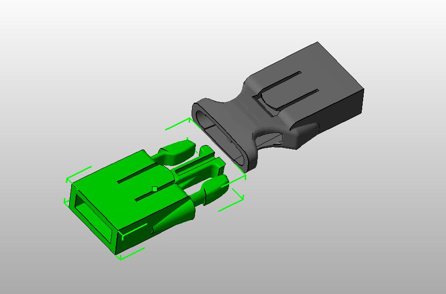 🔱 Buckle-fastener Fastex・ STL File for ・Cults