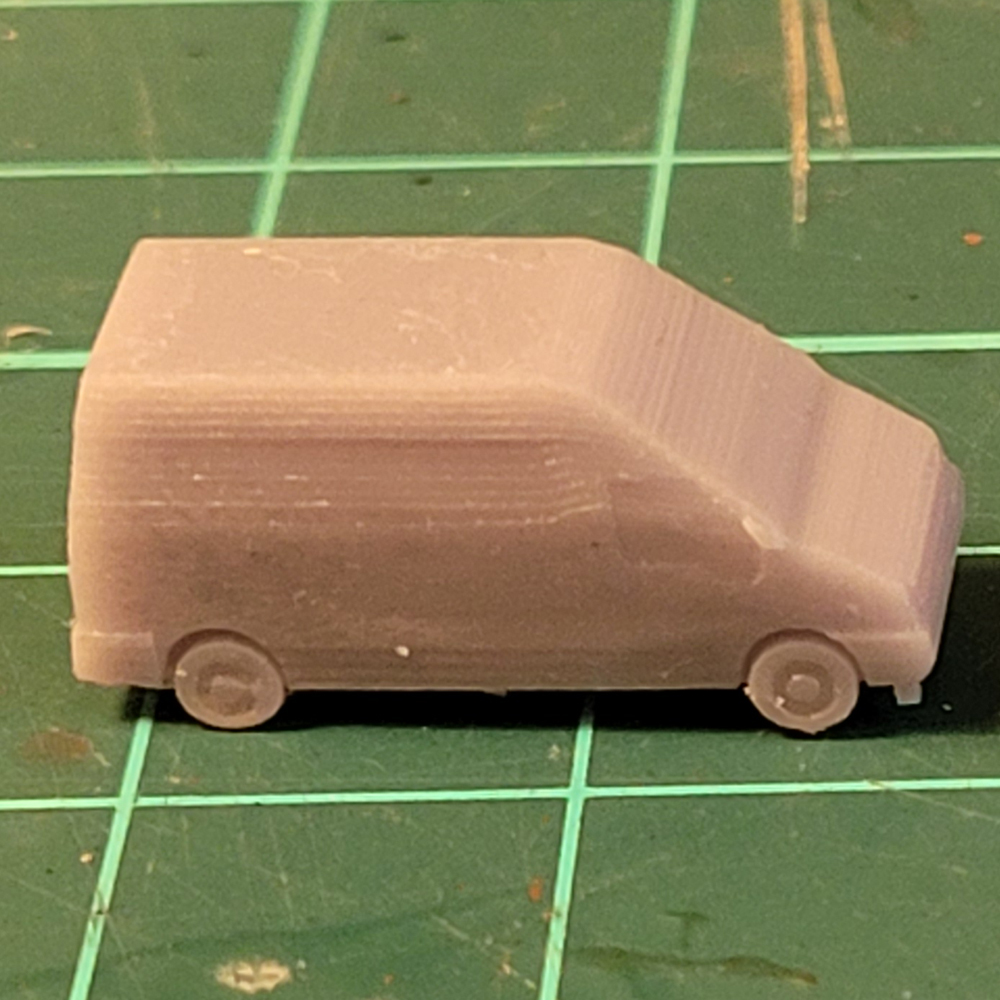 STL file 6mm (1:285) Modern Van for Wargames 🚐 ・Model to download and ...