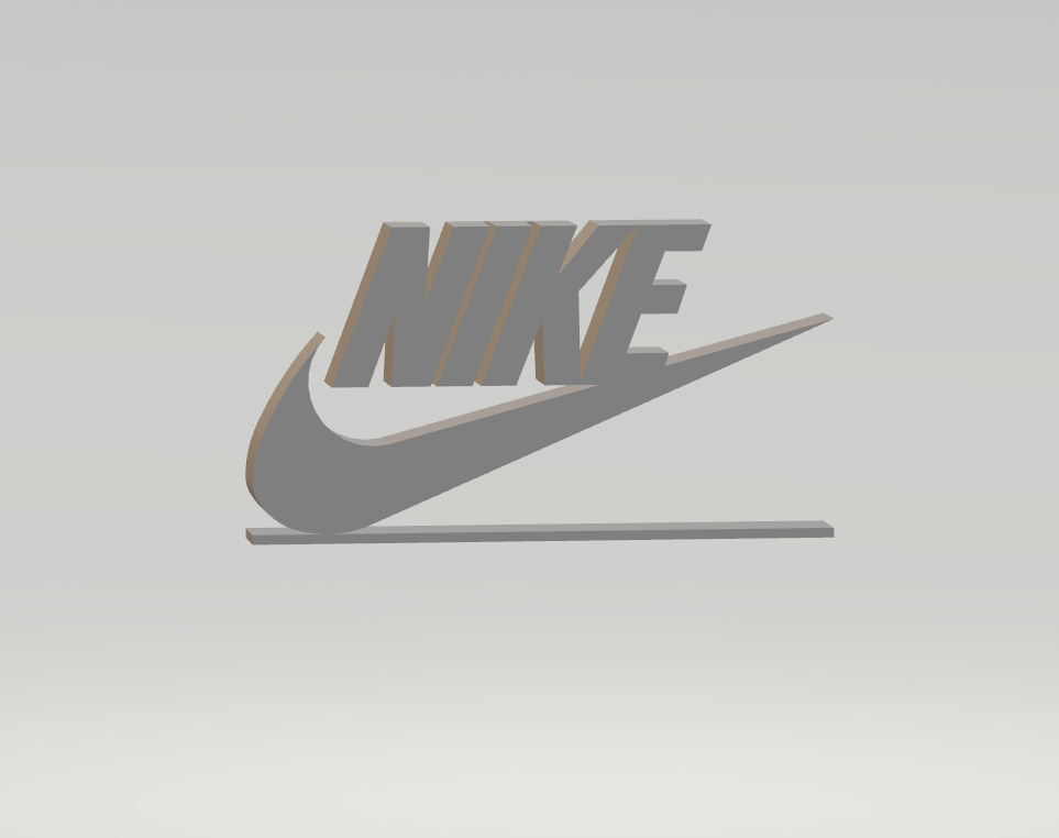 STL-Datei Nike-Logo 🚩・3D-druckbares Design zum Herunterladen・Cults