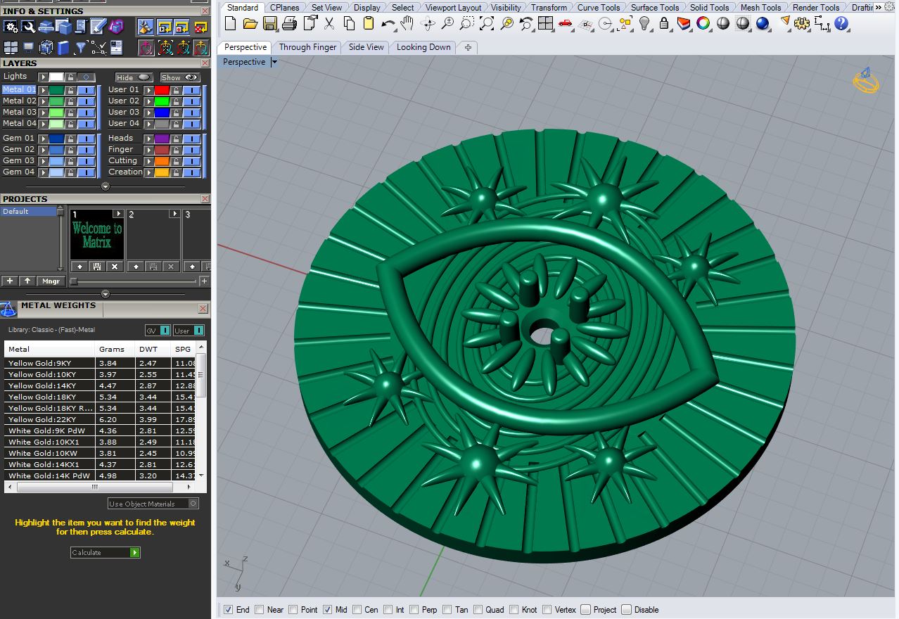 STL file Evil eye Pendant P 029 👁️ (OBJ)・3D print model to download・Cults
