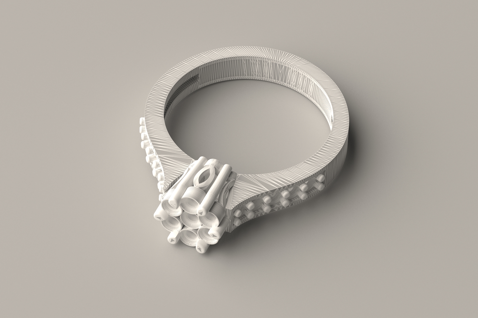 STL file RING R 011 💍 (OBJ)・3D print design to download・Cults