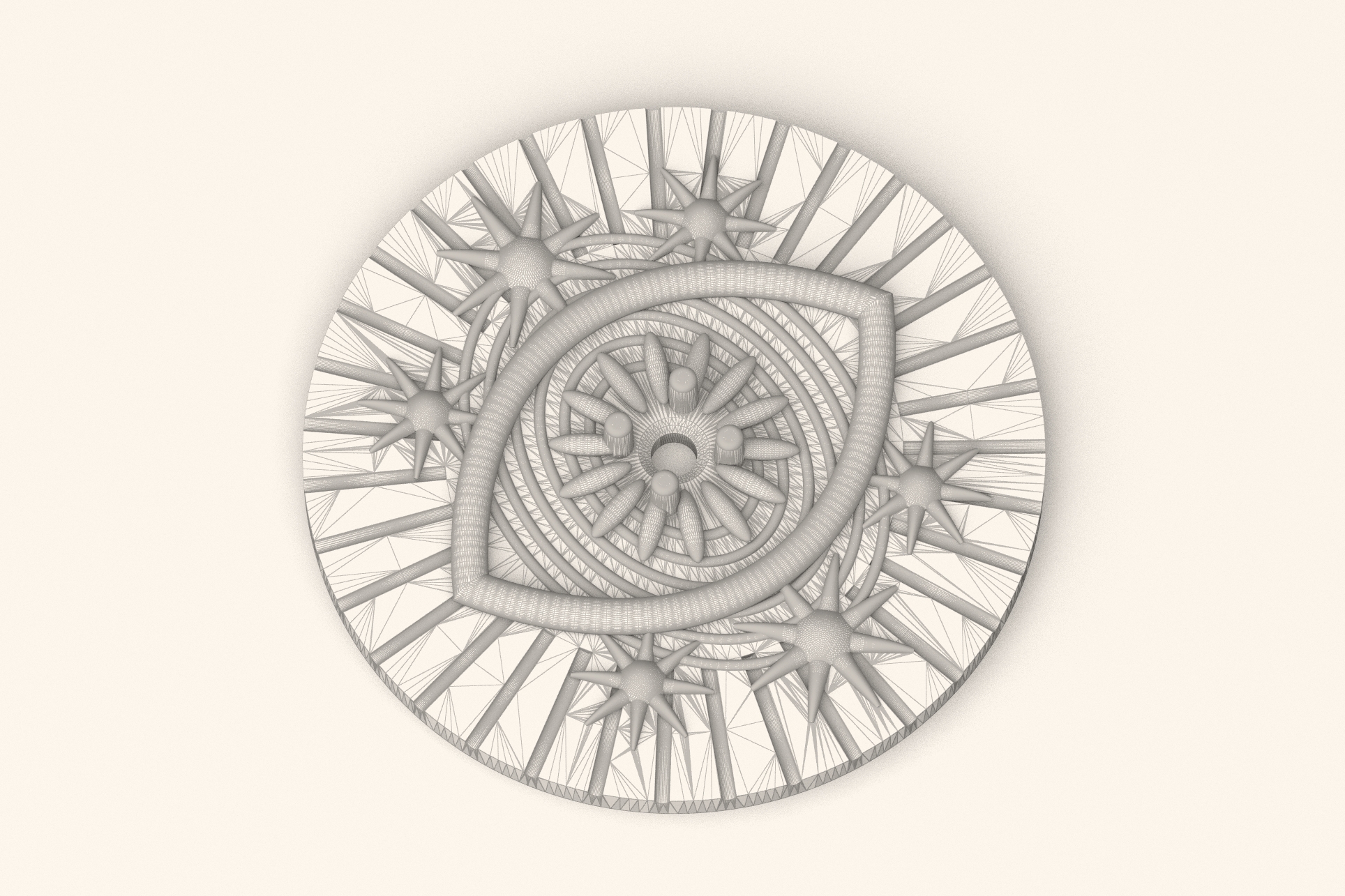 STL file Evil eye Pendant P 029 👁️ (OBJ)・3D print model to download・Cults