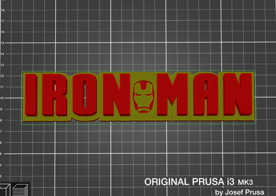 Fichier STL Logo IRON MAN 👨 ・Design imprimable en 3D à télécharger・Cults