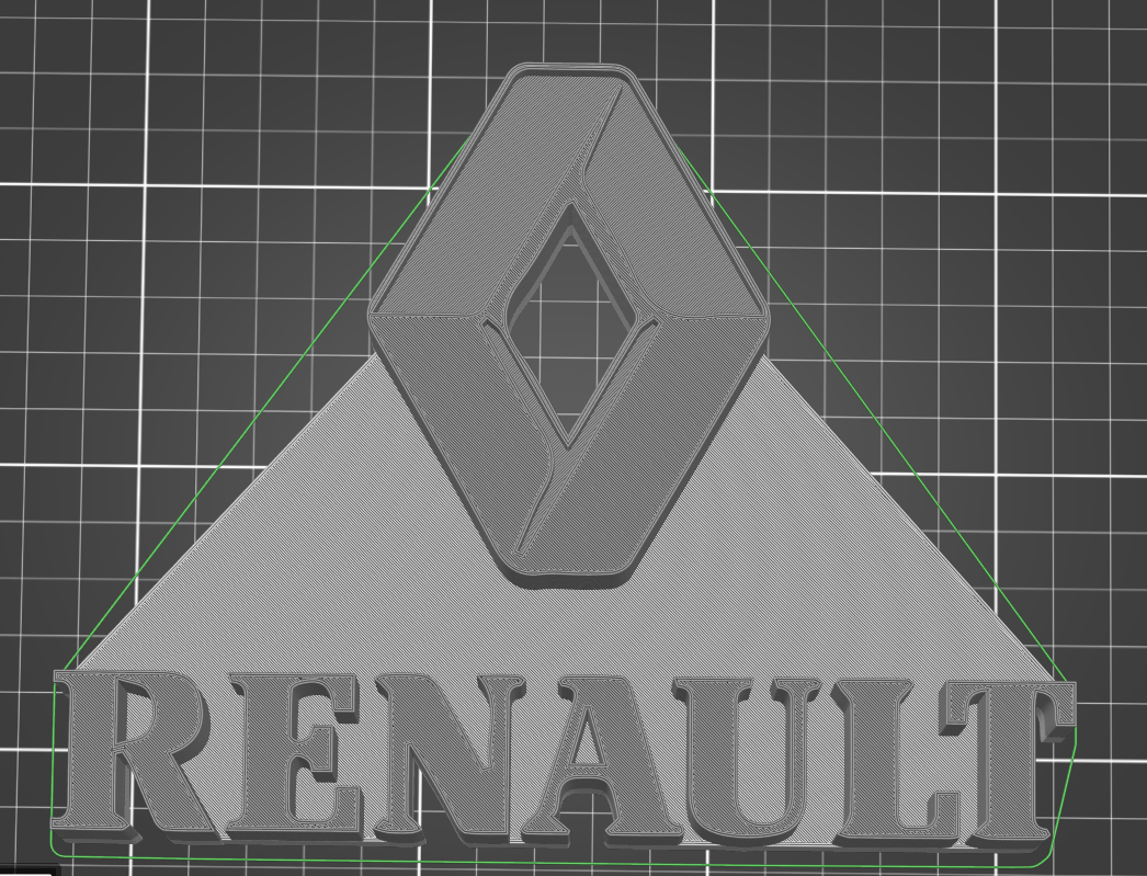 STL file renault new logo 🆕・3D printable model to download・Cults