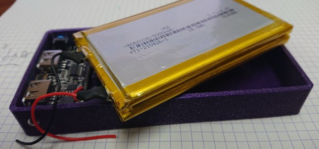 💾 H913-A v2.0 Powerbank with dual flat LiPo batteries・Free 3D File for ...