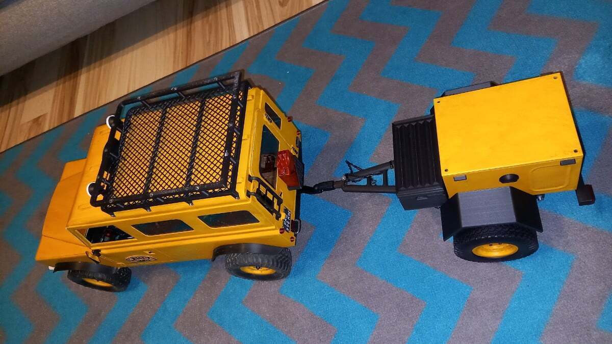 3D print 1:10 scale offroad trailer for crawlers・Cults