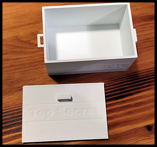 STL file Box, Box, Top Secret, RC, 1:10 📦 ・3D printing template to ...