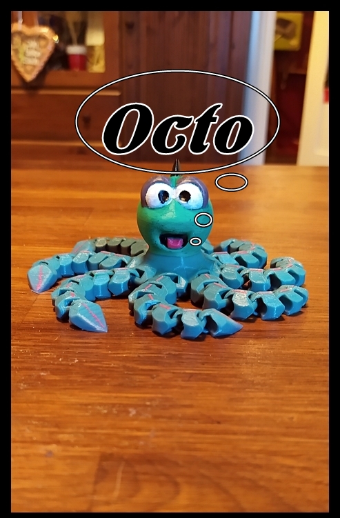 👹 Octo the Muppet See Monster. Flexi, print in place !!!・ STL File for ...
