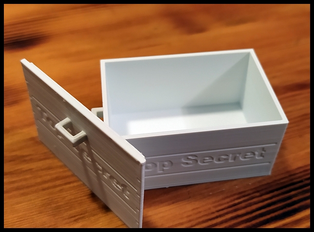 STL file Box, Box, Top Secret, RC, 1:10 📦 ・3D printing template to ...