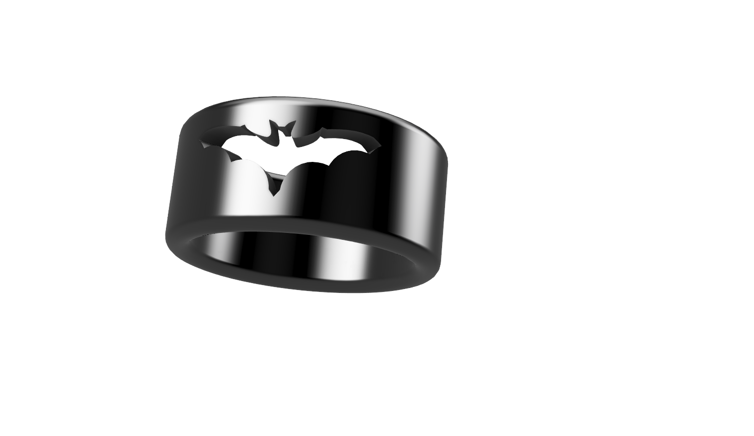 STL file Batman Ring 💍 ・3D print object to download・Cults