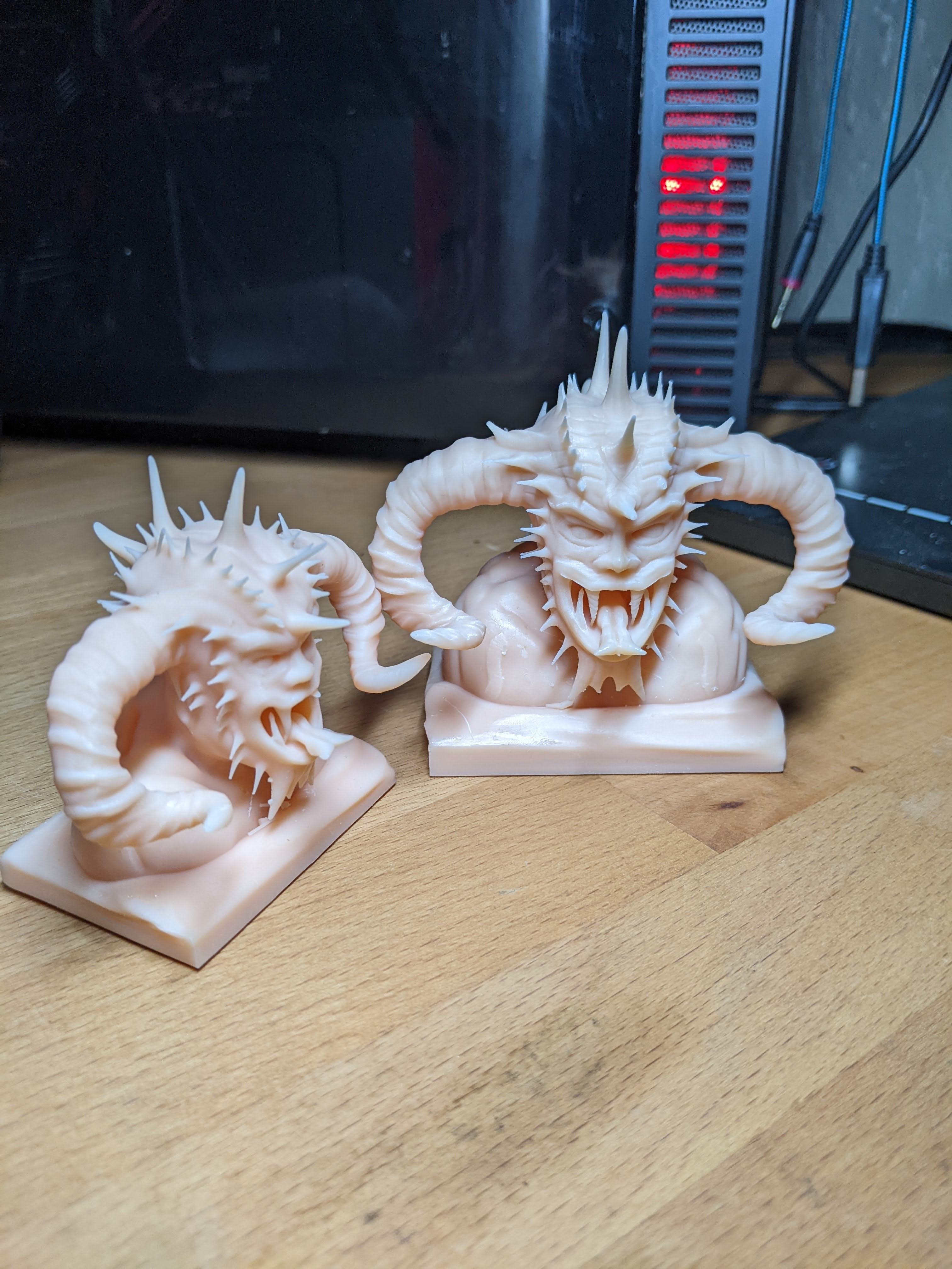 Fichier STL Screaming Demon Head with Horns - Pinhead Bust 🤘 ・Design ...